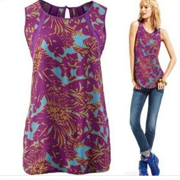CAbi | Tops | Cabi Palm Grass Tank | Poshmark